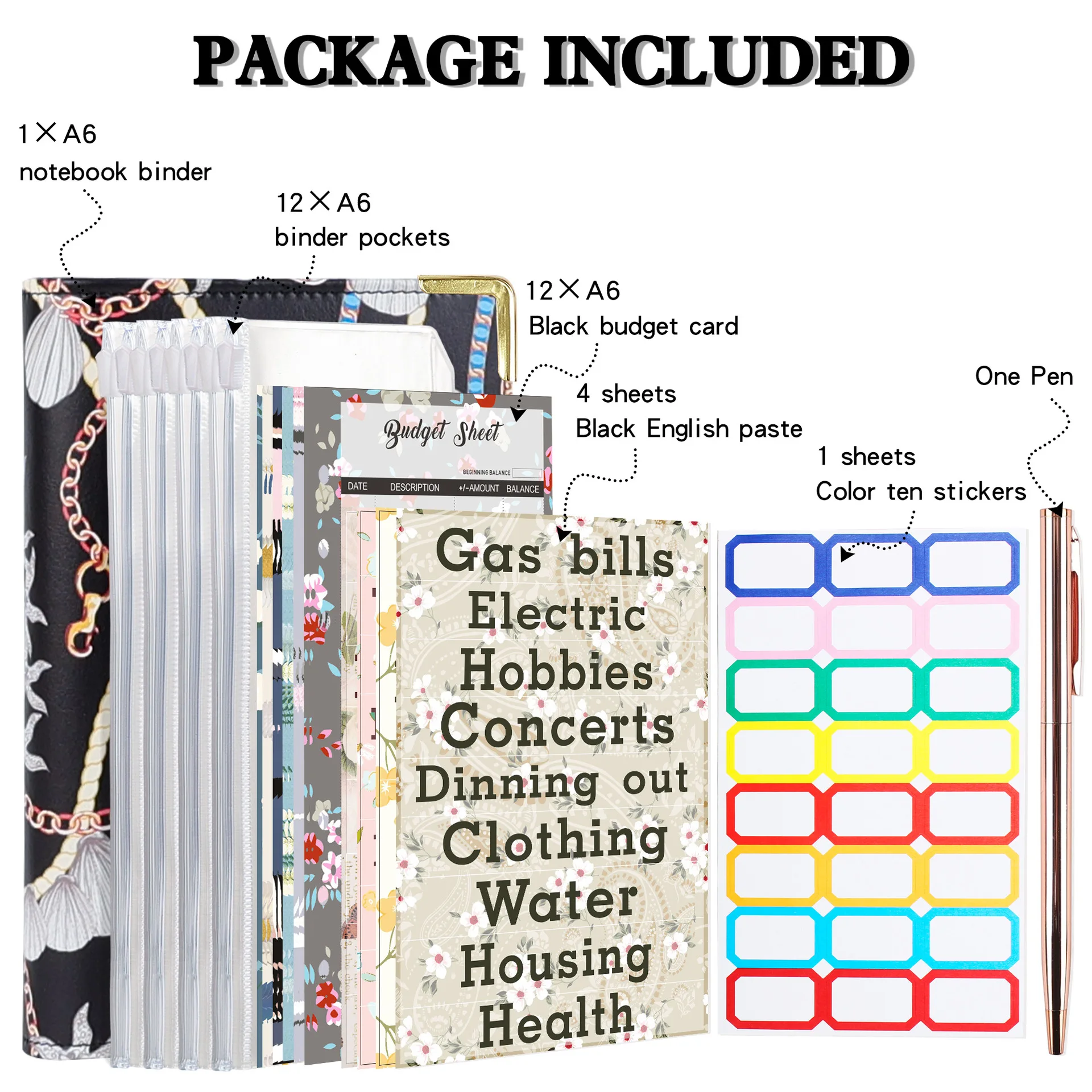 Creative Leather Ledger - Perfect for Budgeting & Organization