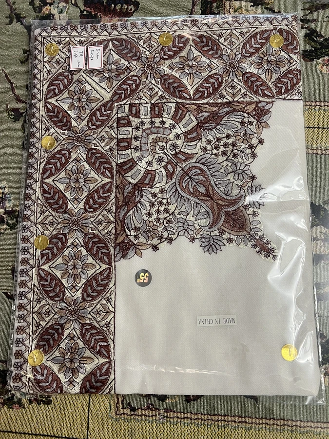 Arab Muslim Embroidered Turban - Yemen Saudi Oman Shawl