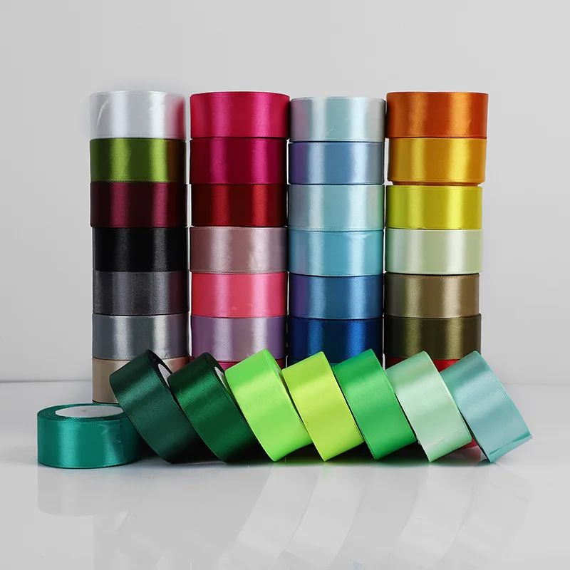 Wholesale Colorful Liston Satinado Polyester Silk Ribbon Liston De ...