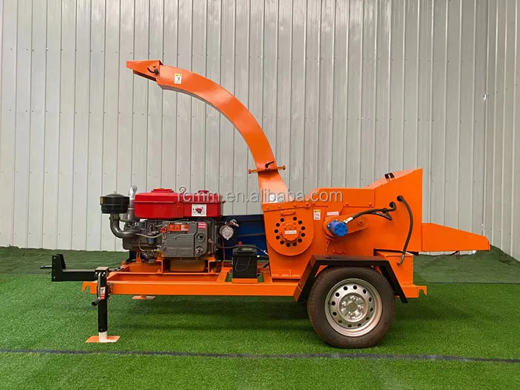 Diesel Engine Power High Quality Wood Chipper Machine Wood Shredder ...