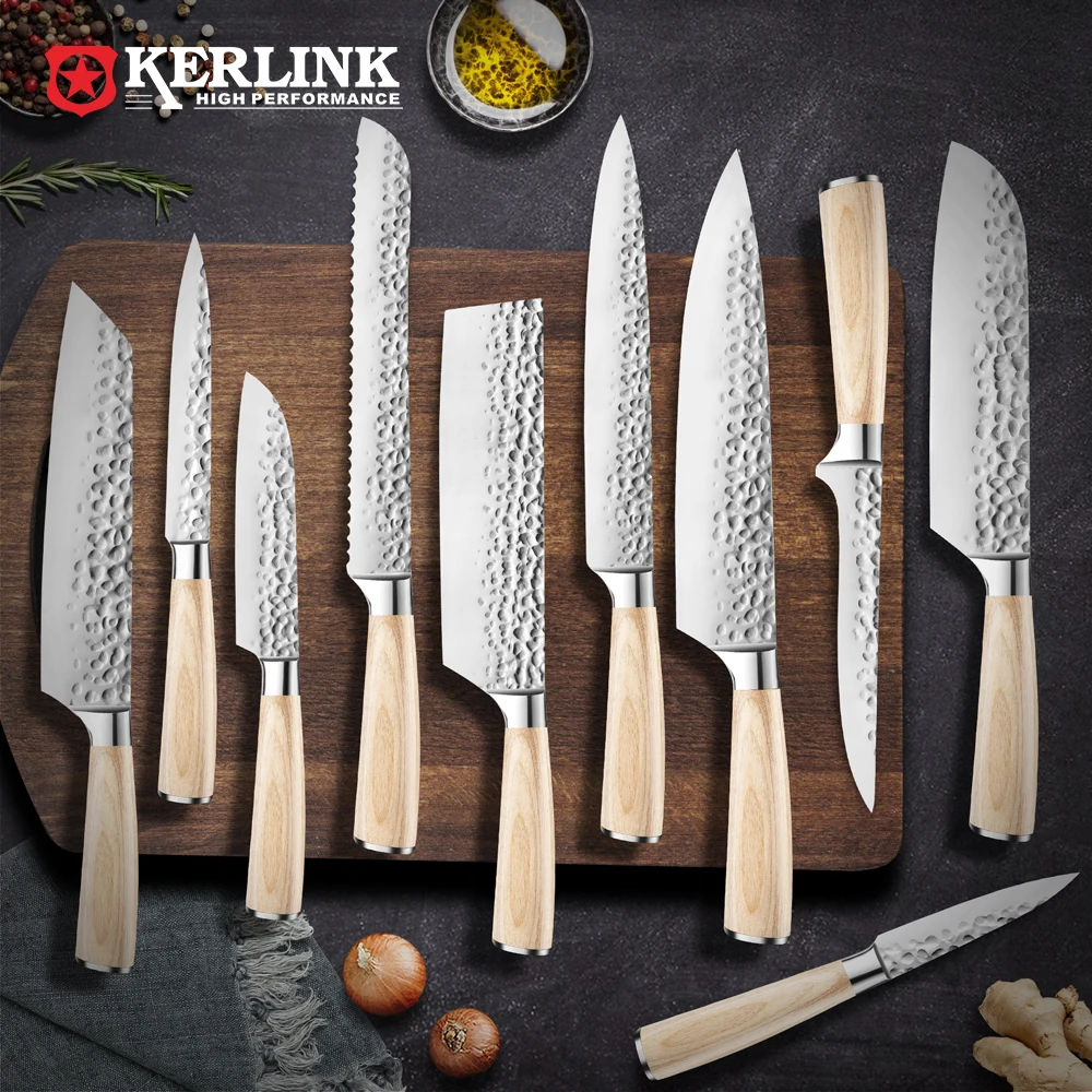 Custom Gift Box Set Damascus Chef Knife Kitchen Messer Set Damaster ...