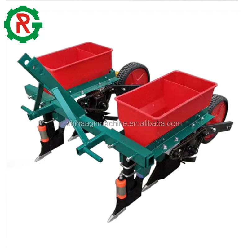 Two Wheels Walking Tractor Maize Seeder Corn Planter