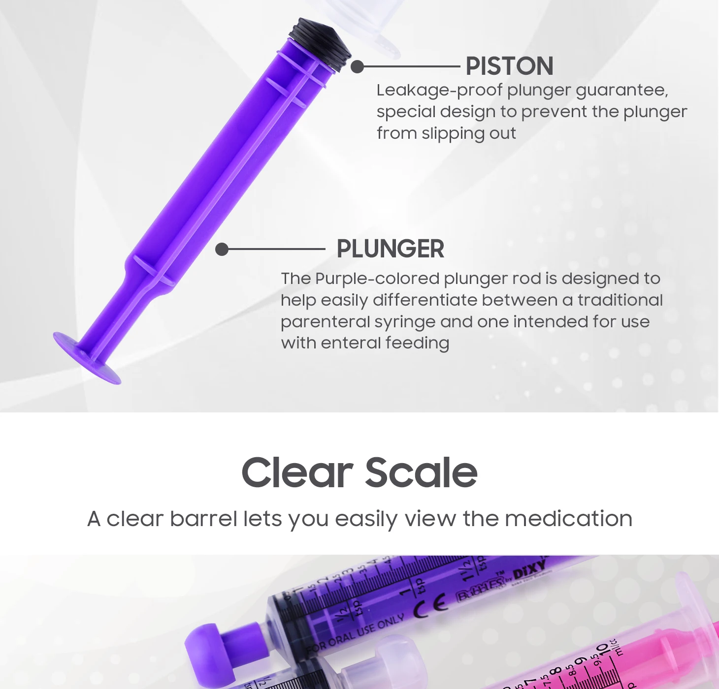 Feeding Medical Disposable Syringe 5ml 6ml 10ml Pet Reptile Vet Bird ...