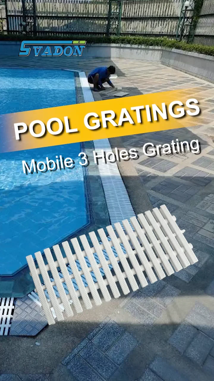 Factory Supply Overflow Swimming Pool Grating Grid Gutter Side Drain ...