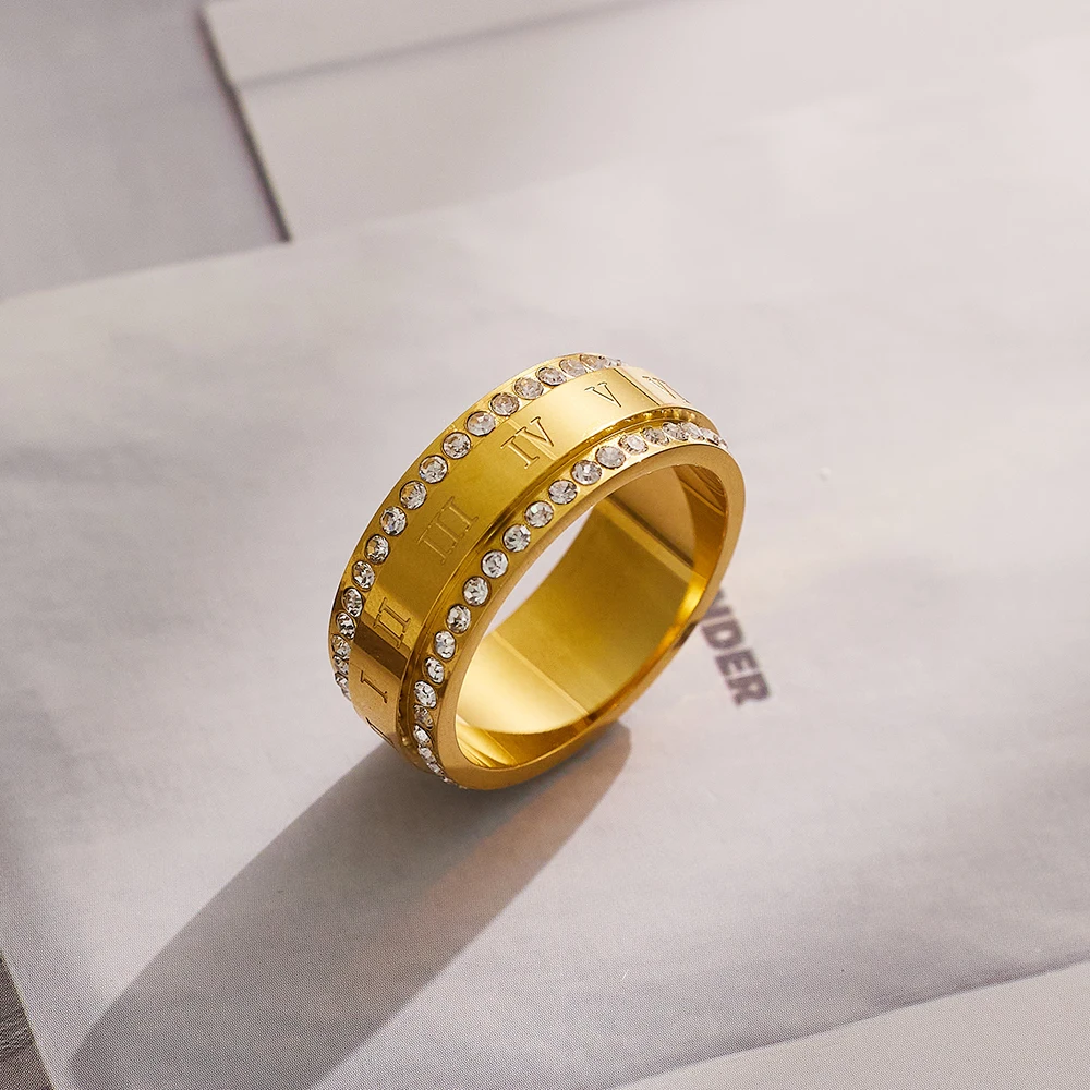 XIXI Roman Numerals Zircon Diamond Women’s Jewelry