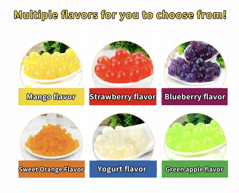 1.2kg Rtd Thick Bubble Tea Doking Popping Boba Strawberry Tapis Bubble Tea Ingredients - Buy ...