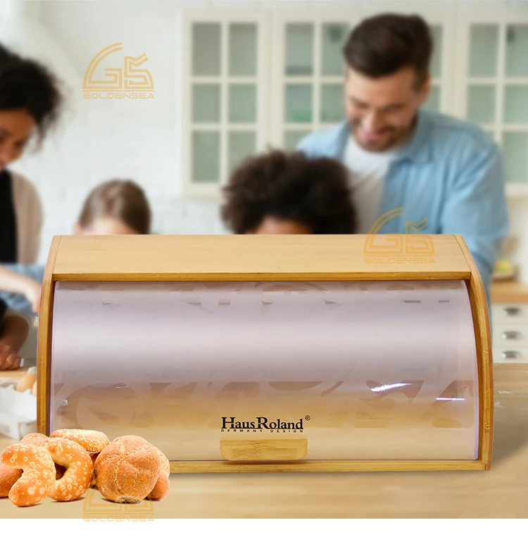 Modern Farmhouse Loaf Bread Clamshell Box Transparent Acrylic Counter ...