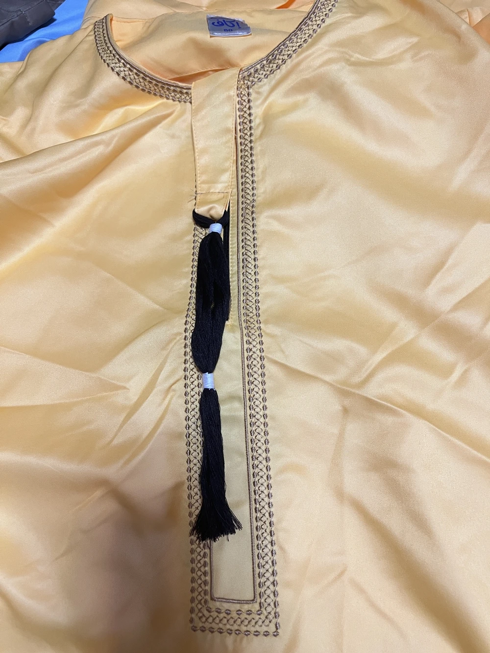 Long Sleeve Kaftan Robe Islamic Ramadan Omani Kurta Pajama Jubbah Dubai ...