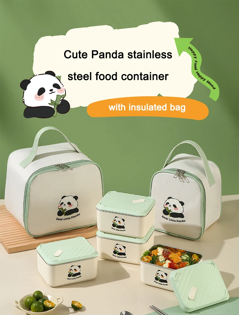 KANGXINGDA 304 Stainless Steel Food Containers - Portable & Insulated