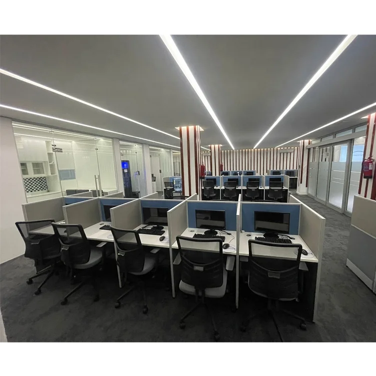 Modern Office Cubicles for Call Center Desks - Colorful & Customizable