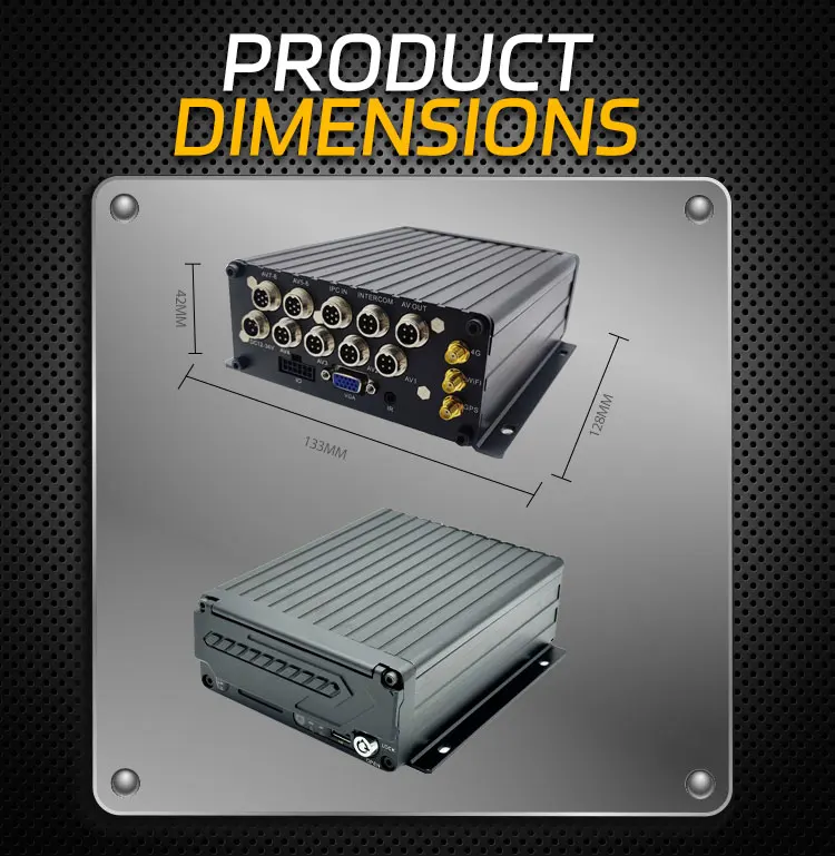 Truck Bus Taxi Adas Dms 4ch 2tb Hdd Sd Mobile Dvr Kit Ai Mdvr Kit ...