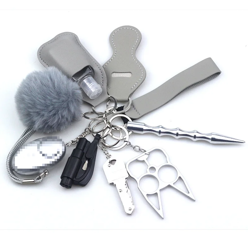 10-piece Woman Self-Defense-Keychain Accessories Set Alloy Personal ...