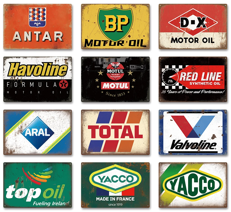 Metal Plaque Poster Retro Sign Vintage For Garage Bar Man Cave Decor ...