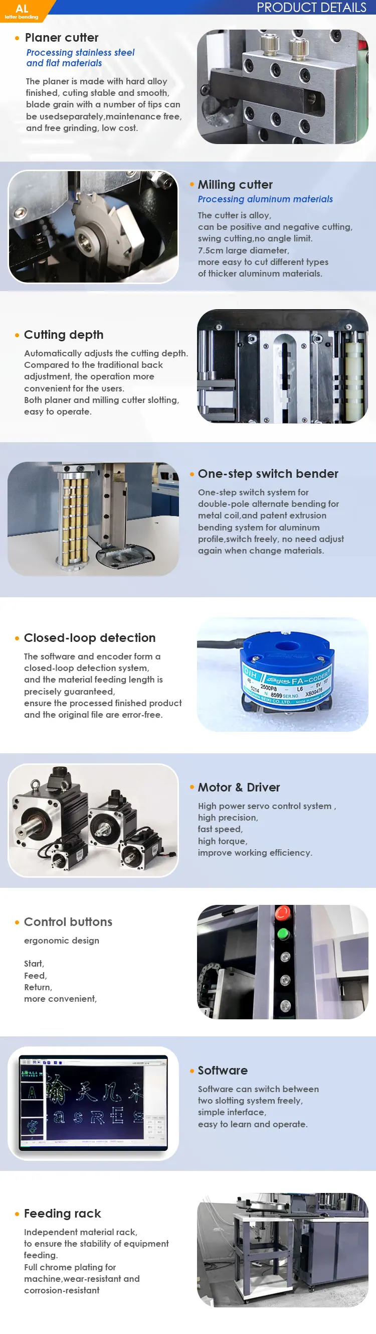 Cnc Multifunction Automatic Channel Letter Bending Machine Metal Strip ...