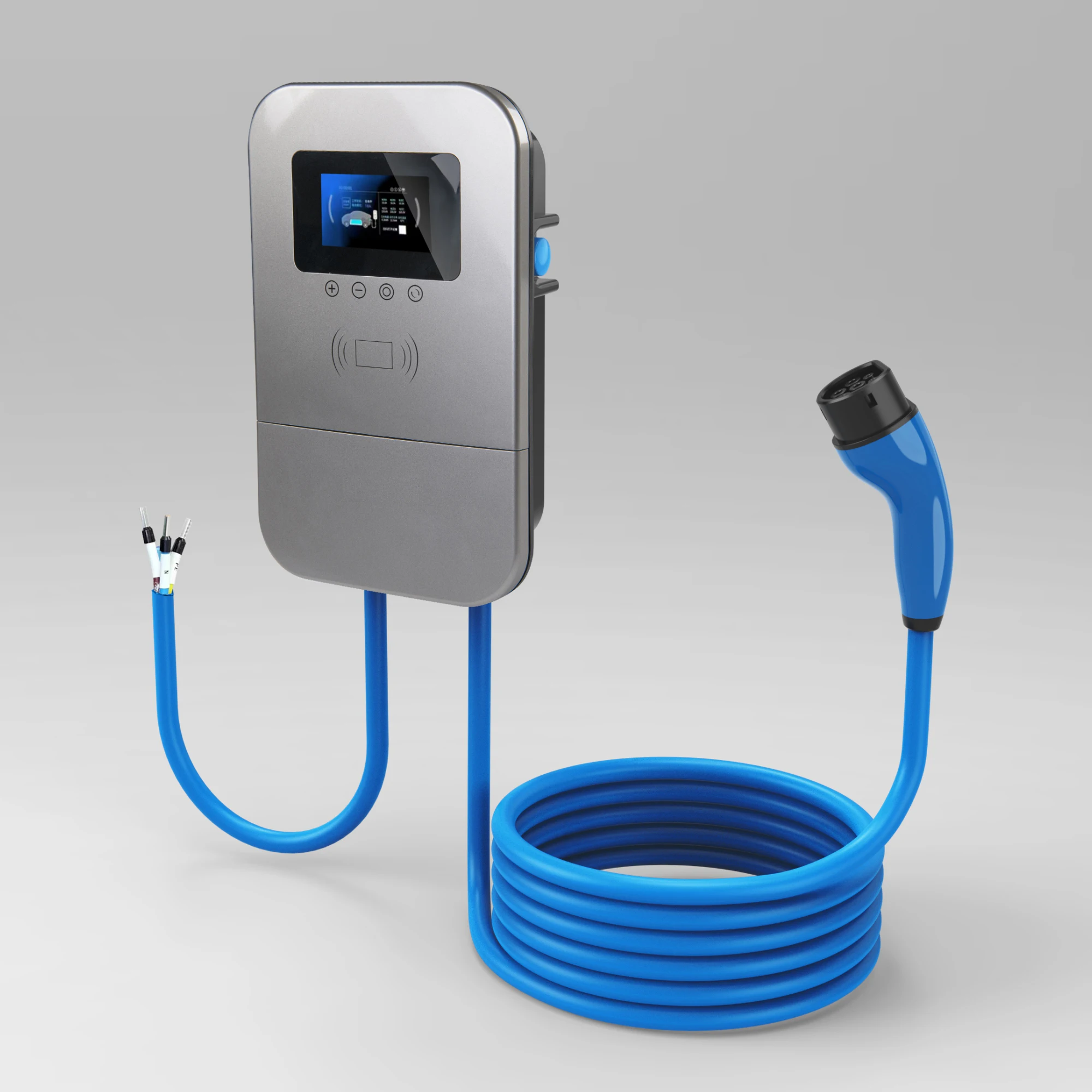 Evse Wallbox 32a Ev Charging Station 7kw 11kw 22kw 16a 1 Phase 3 Phase ...