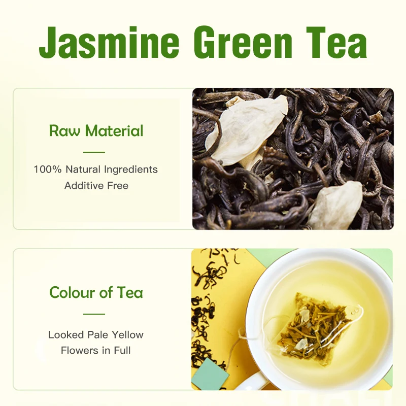 Organic Jasmine Green Tea Bags - Top Grade & Health Benefits