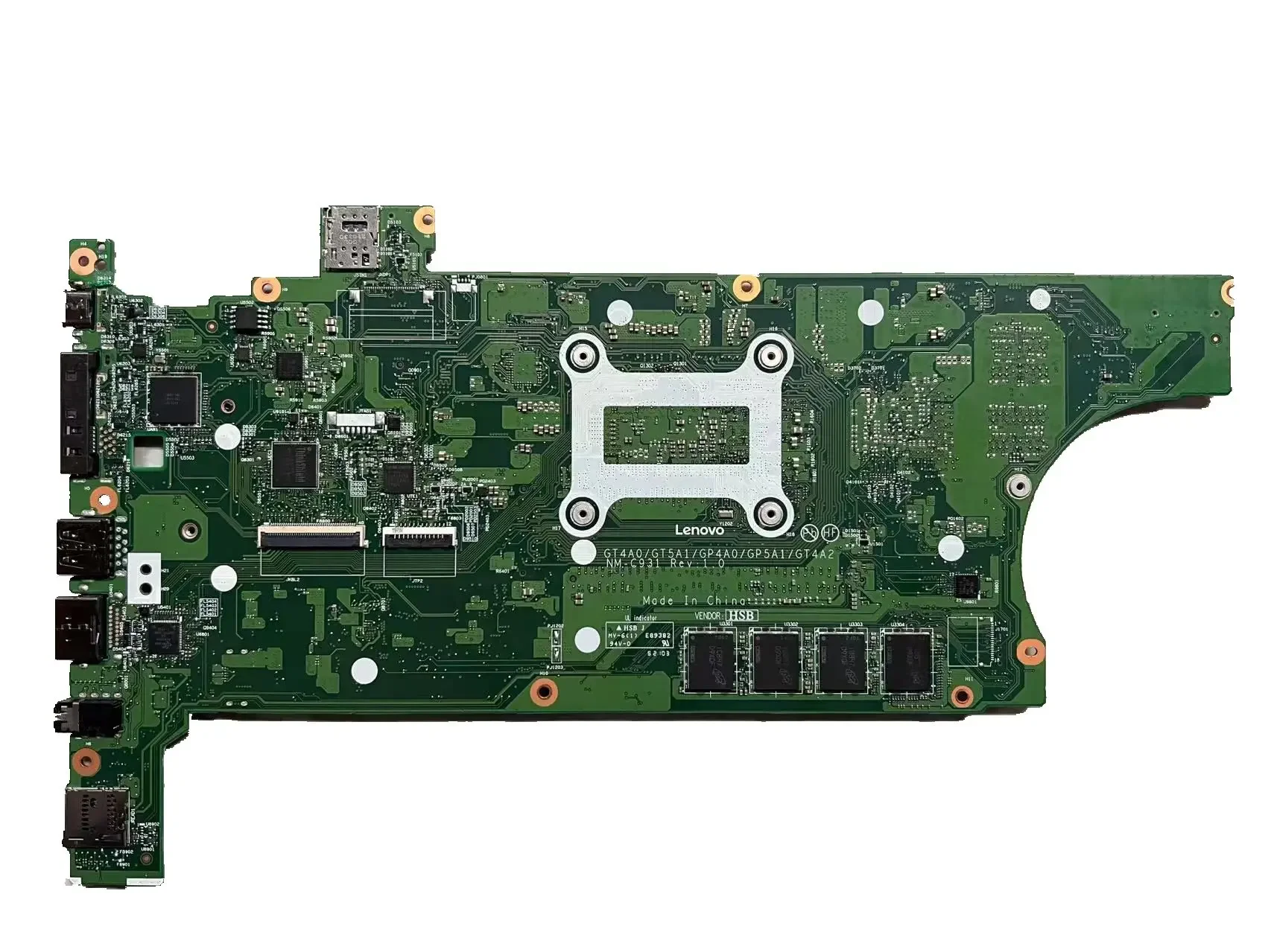 T14 Gen 1 T15 Gen 1 Laptop Motherboard for Thinkpad NM-C931