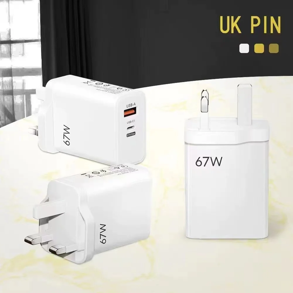 Fast Charging 607-5v/2.1a Pd+usb Dual Port Wall Adapter Eu/us/uk ...