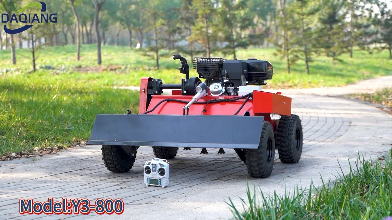 Fully Automatic Remote Control Intelligent Flail Orchard Grass Smart ...
