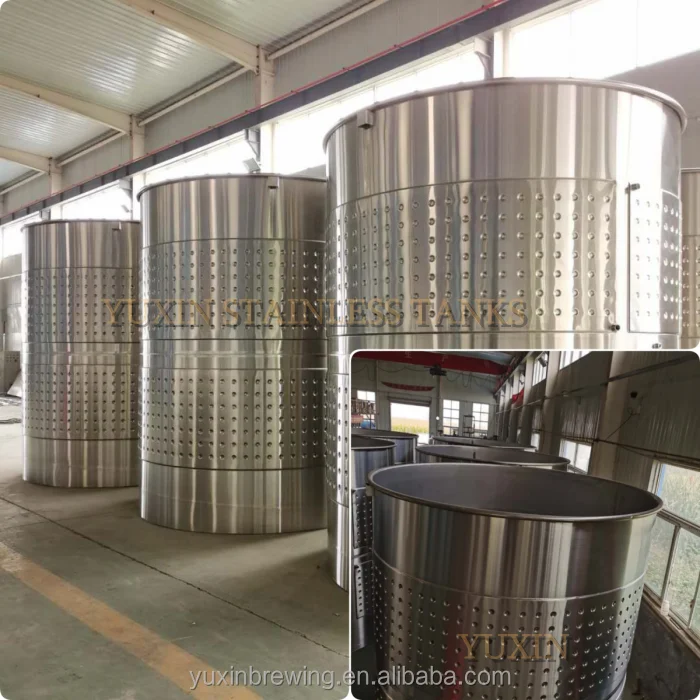 Stainless Steel Closed Top Wine Fermenter Tank Open Top Forkliftable ...