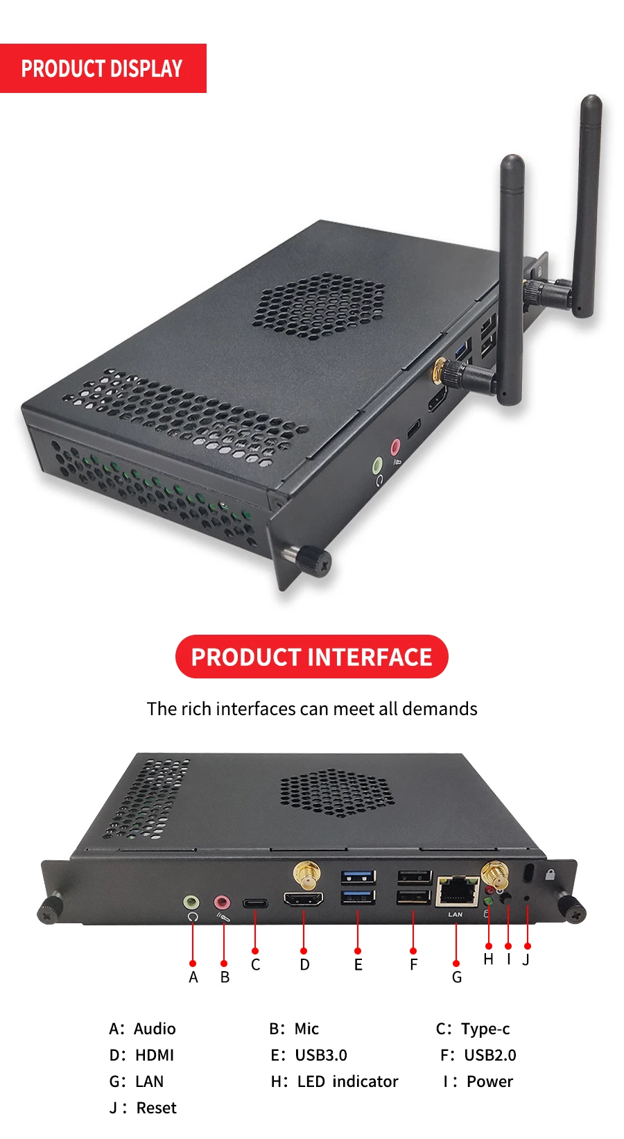 Low Prices I3 I5 I7 Ops Pc 4k Display Android 10th 11th Gen 1135g7 ...