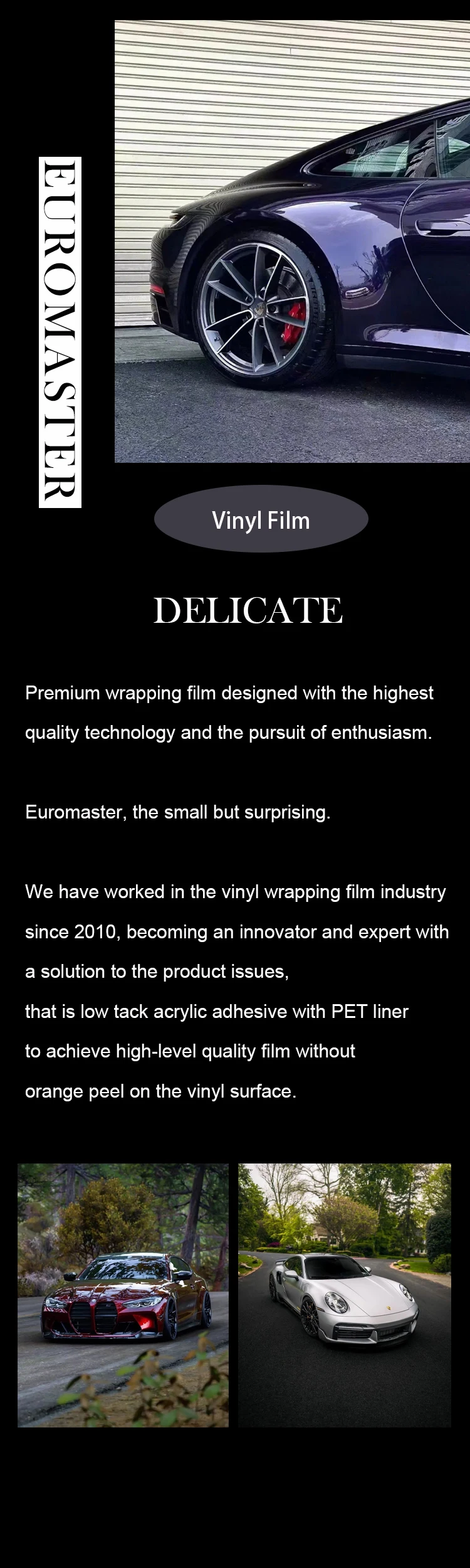 Euromaster Ultra Gloss Metallic Vinyl Wrapping Film Metal Paint ...