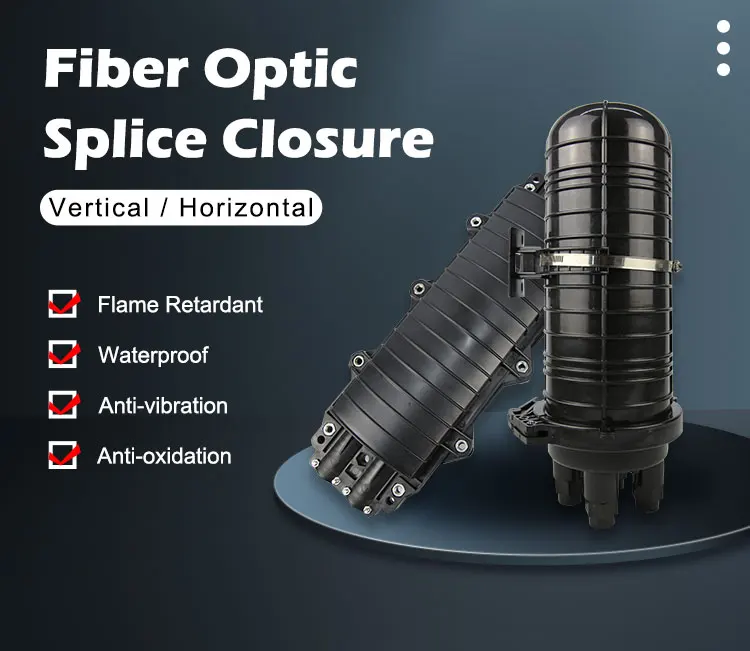 Enclosure Fiber Optic 24 Core Ftth Dome Type Fiber Optic Enclosure ...