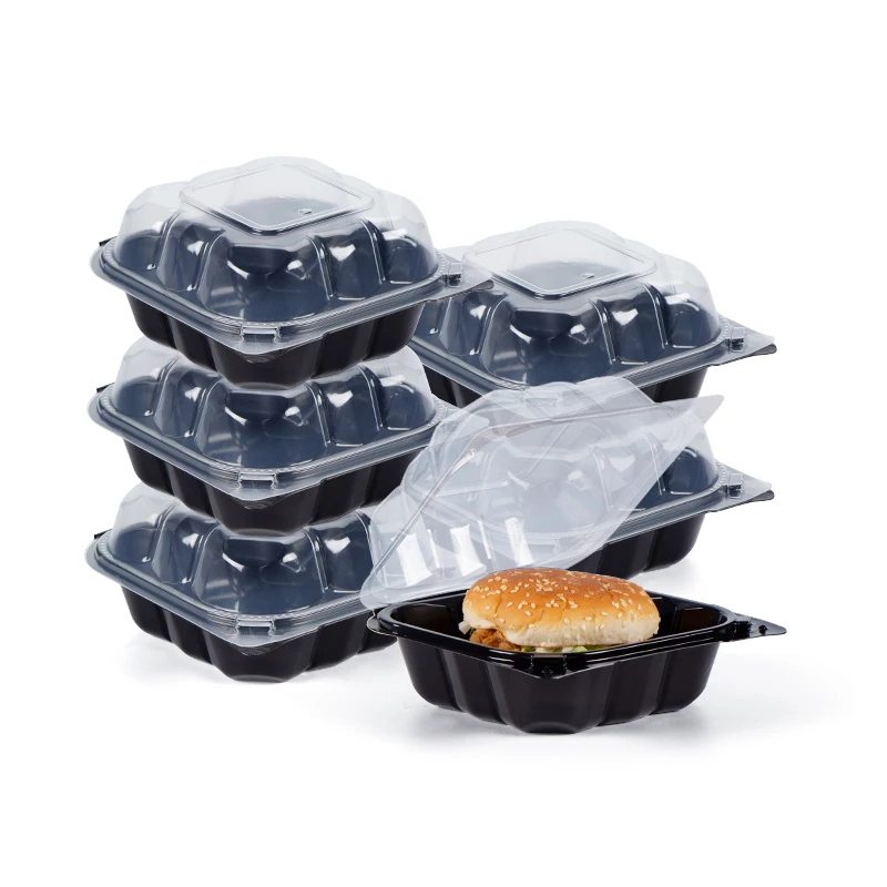 Plastic Takeaway Container Clamshell To Go Box Eco Friendly Lunch Bento ...