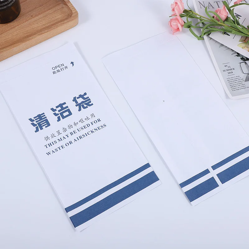 Bespoke Disposable Water-resistant Vomit Paper Bags For Air Travel ...