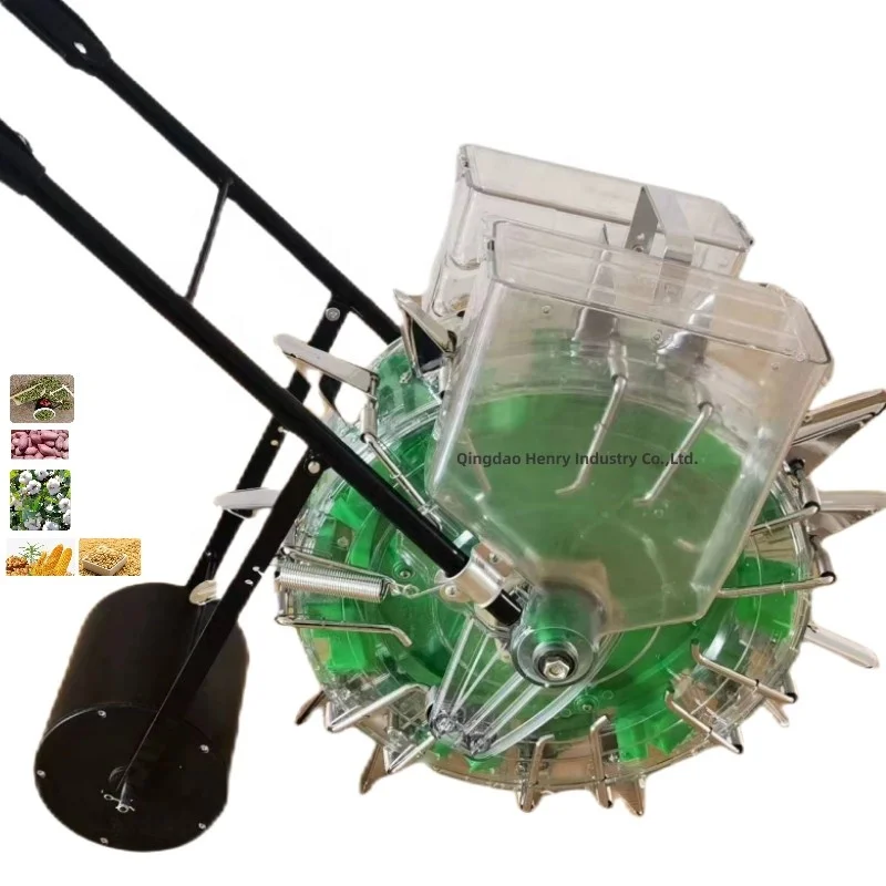 Hand Push Manual Maize Seeder - Multi Row Corn Planter for Farms and ...