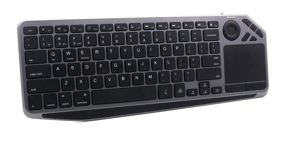 Custom Teclado Tastiera Ergonomic Wireless Con Touchpad ...