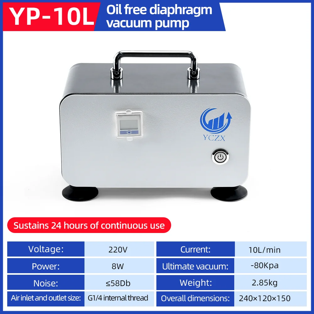 Diaphragm Vacuum Pump 10L/min Disposable Vacuum Filter Biological ...