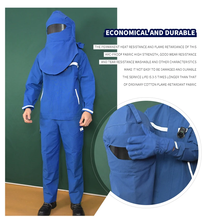 Industrial Electric Arc Protection Clothing Workwear Arc Flash Clothing ...