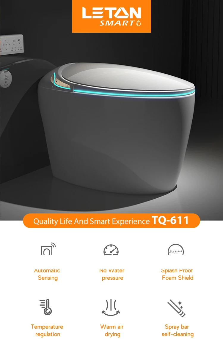 Smart Bidet Toilet - Modern, Automatic, and Intelligent