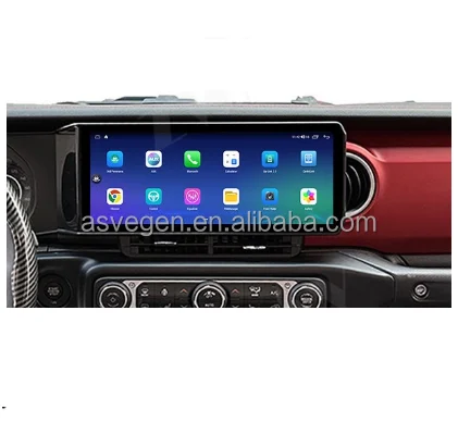 Android 12 Car Dashboard Dvd Stereo Player For Jeep Wrangler Jl&jeep ...