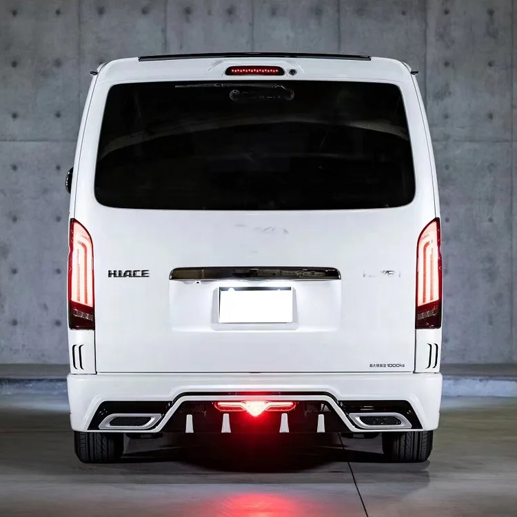 Hiace KDH200 Rowen Rear Bumper - Durable & Stylish