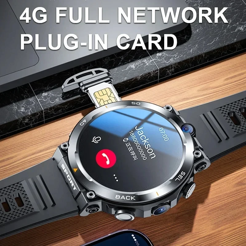 4G Net Smartwatch with GPS NFC Wifi - Dual Camera Video Calls