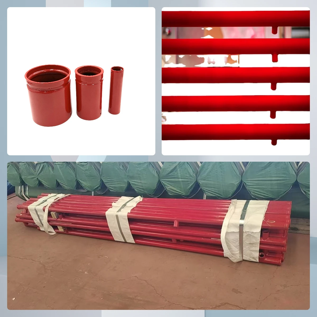 Red/Blue/Yellow Fire Fighting ERW Steel Pipes 5.8m 6m 12m Length JIS ...