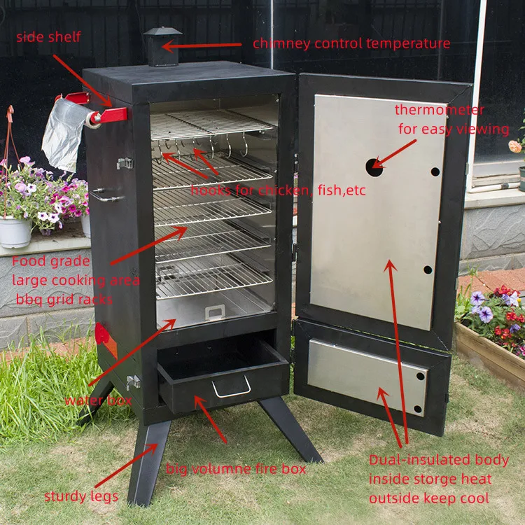 Argentina Drop-in Asado BBQ Smoker Santa Maria Grill