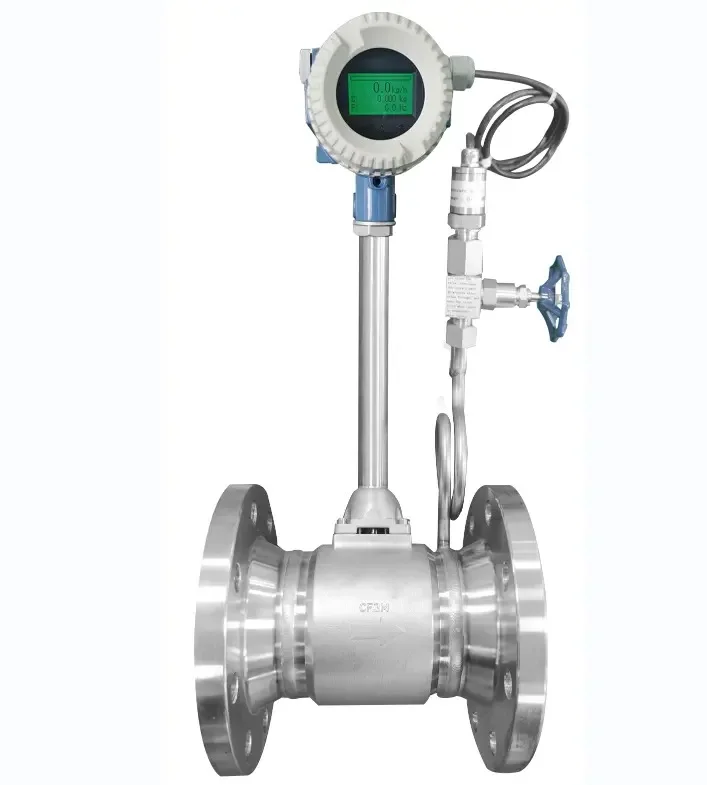 Dn15-dn300 Vortex Flow Meter For Liquid/gas/steam - Buy Vortex Flow Meter flow Meter For Liquid ...