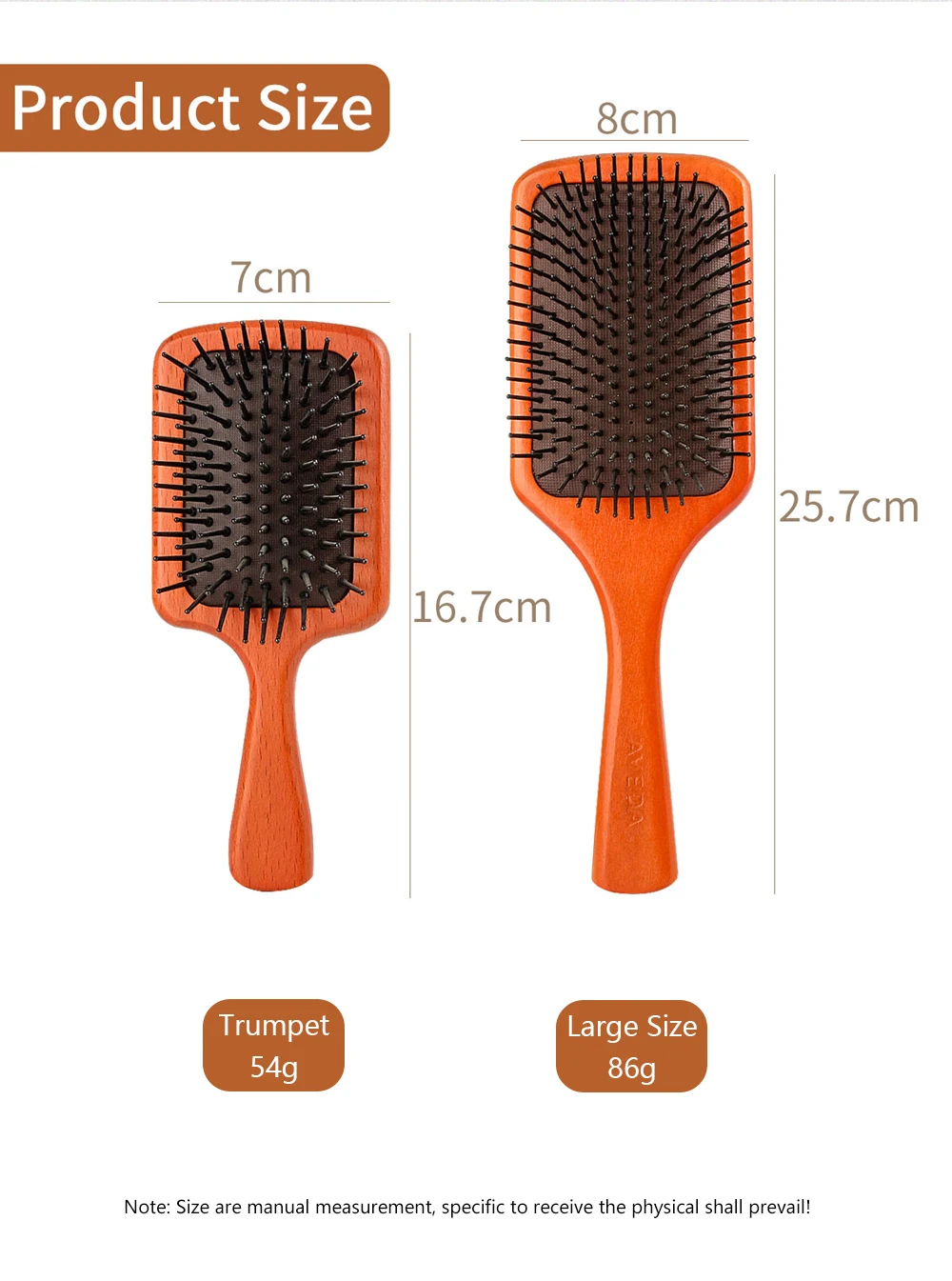 Nylon Fiber Large Plate Hair Salon Air Bag Comb Styling Hair Comb No ...