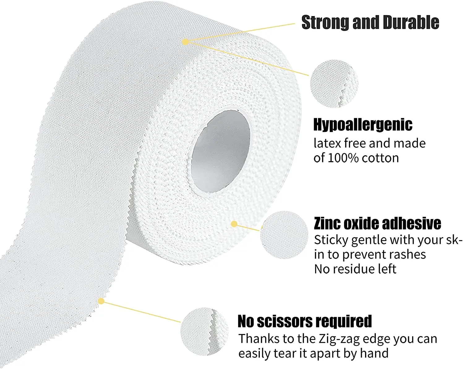 Athletic First Aid Finger Sport Boxing Tape - Durable Support