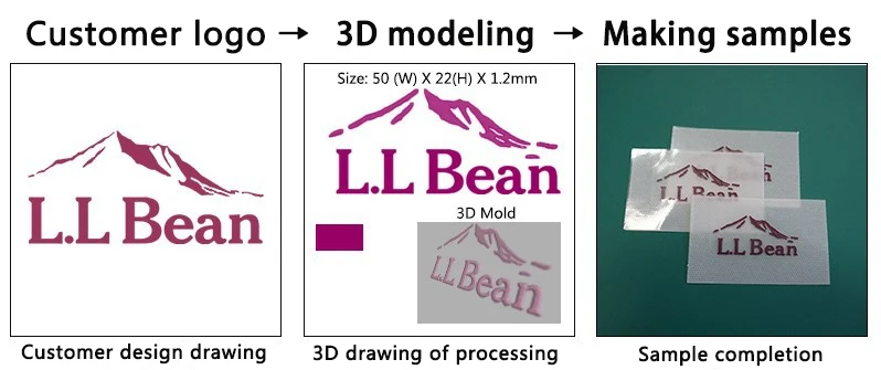 Pet Vinyl Custom 3d Raised Logo High Density Rubber Silicon Heat ...