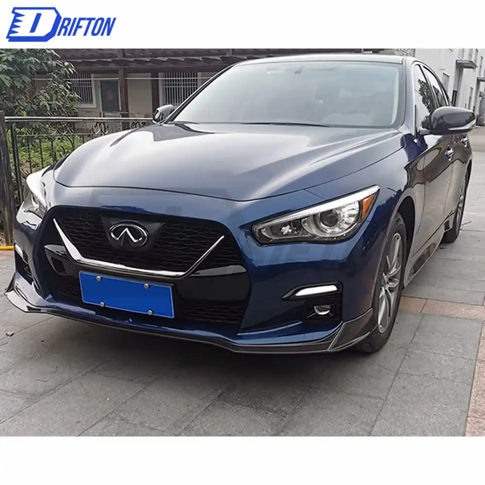 Var Style Glass Fiber Front Lip for INFINITI Q50 400R