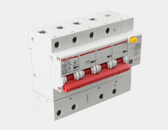 DELIXI Dz47sle ELCB 6-63A 230V-400V 1P 1P+N 2P 3P 3P+N 4P RESIDUAL CURRENT CIRCUIT BREAKER ...