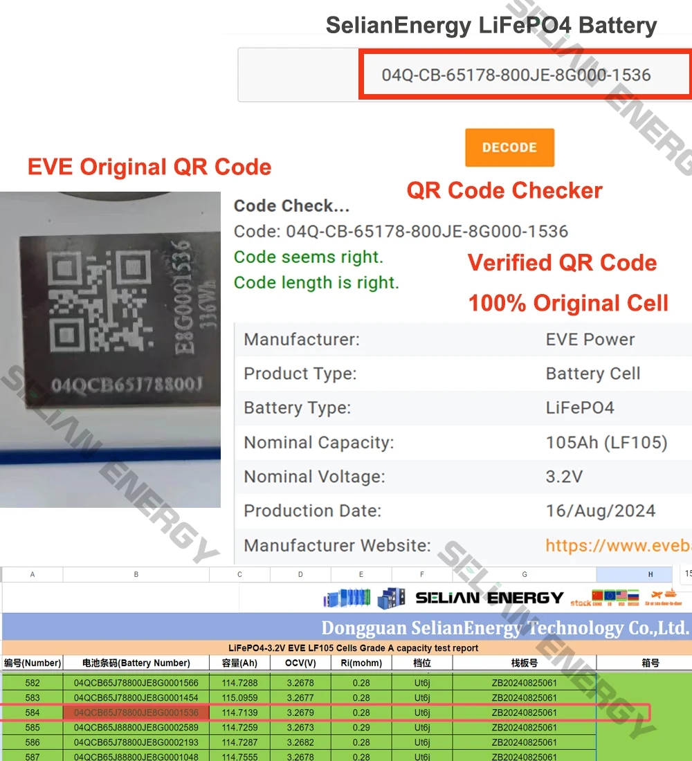 2025 EVE MB56 3.2V Lifepo4 Battery - 628ah, 8000+ Cycles