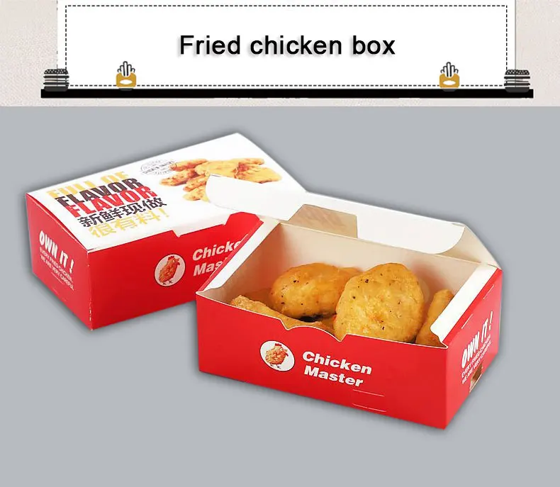 Wholesale High Quality Burger and Chips Box Packaging