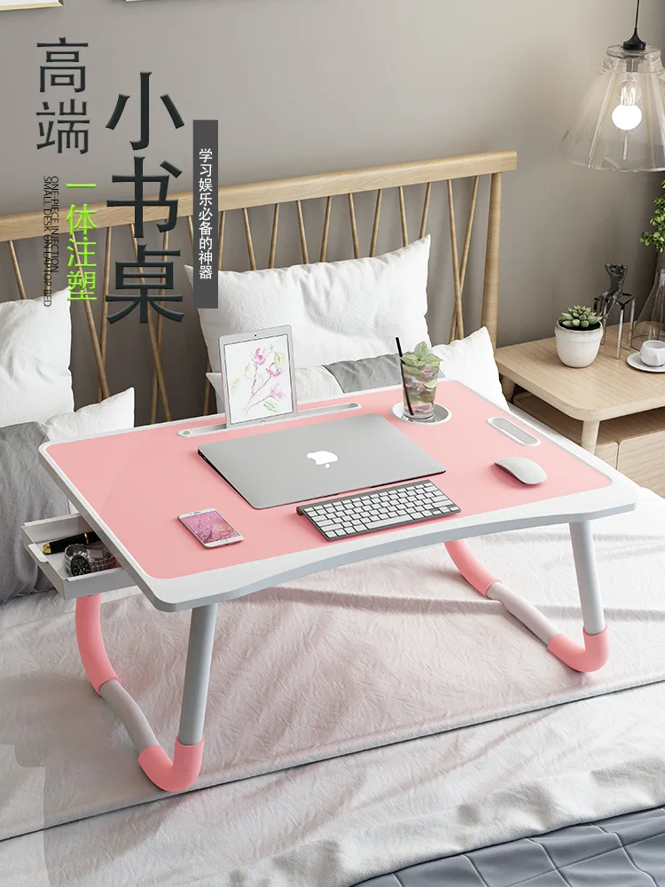 Foldable Laptop Table Adjustable Computer Bed Table Tray Desk Study ...