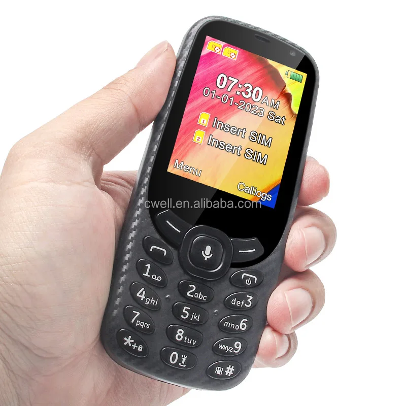 UNIWA K2408 - Feature Phone with 2.4" Keypad & 1900mah Battery