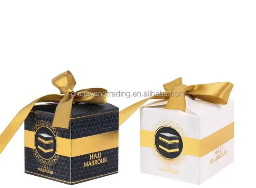 Eid Mubarak Portable Cake Packaging Boxes Ramadan Kareem Gift Box With ...